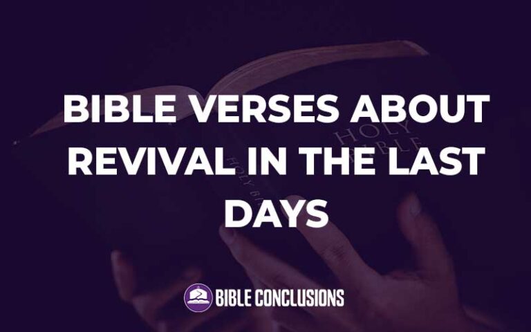 30 Powerful Best bible verses about revival in the last days (Full ...