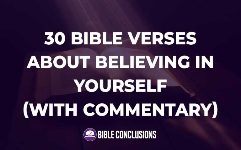 30 Powerful Best bible verses about believing in yourself (Full ...