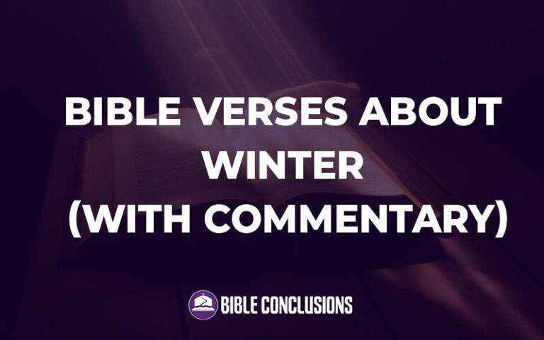 30 Bible Verses About Winter (With Commentary) - bibleconclusions.com