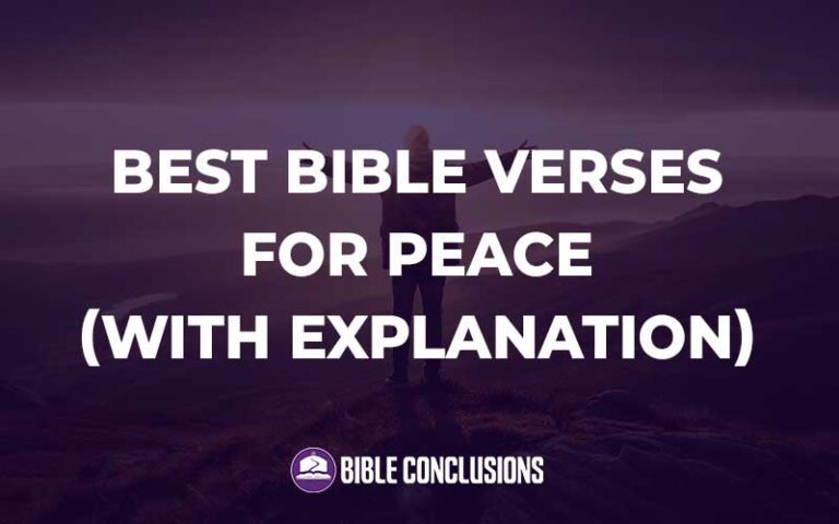 30 Powerful Best Bible Verses For Peace (With Commentary ...
