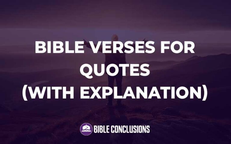 30 Powerful Best Bible Verses For Quotes (With Commentary ...