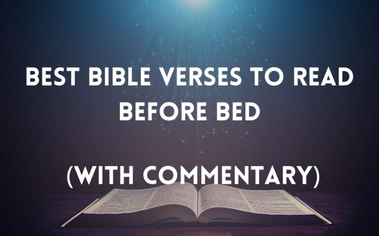 30 Powerful Best Bible Verses To Read Before Bed (With Commentary ...