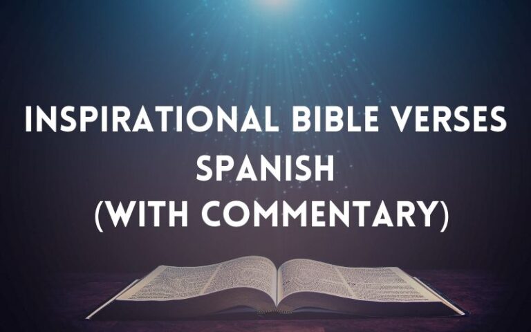 30 Powerful Inspirational Bible Verses Spanish With Commentary