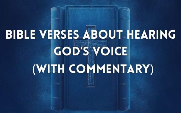 30 Powerful Best bible verses about hearing god’s voice (Full ...